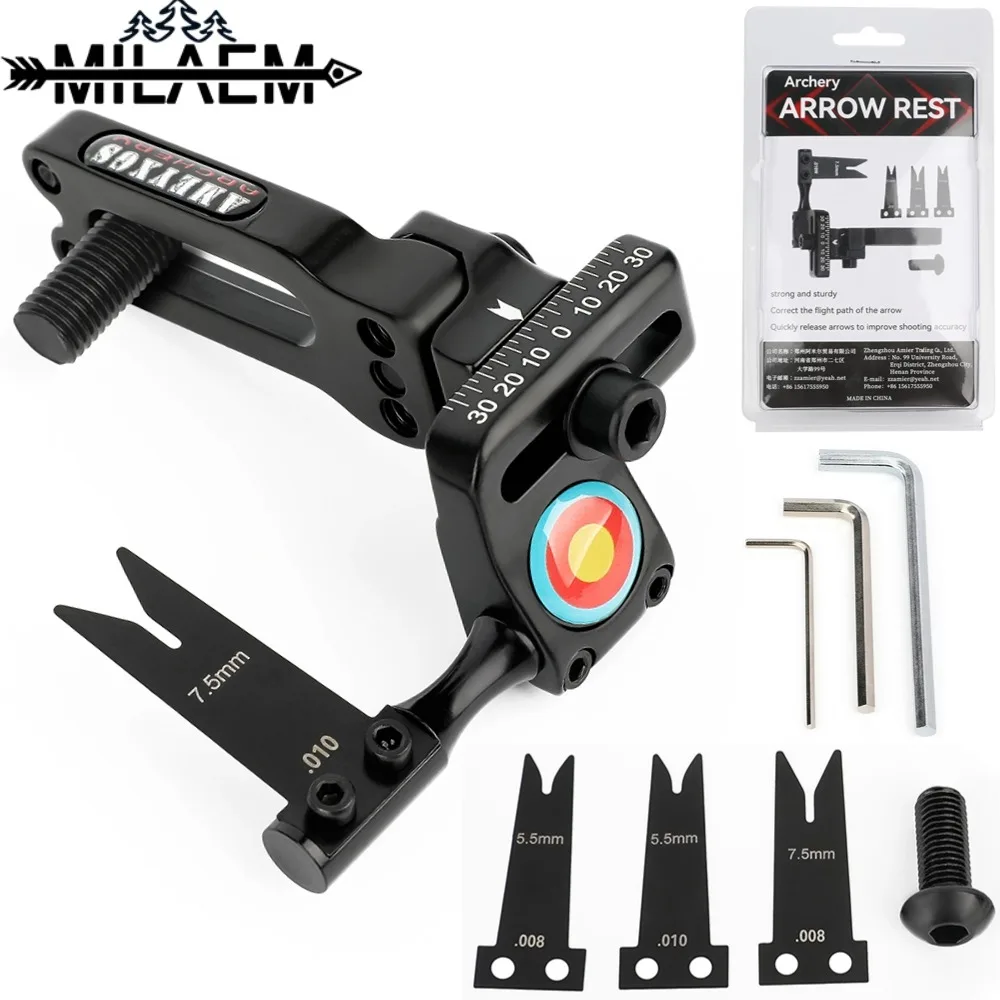 Archery-Drop-Away-Arrow-Rest-com-l-mina-de-a-o-ajust-vel-para-arco ...