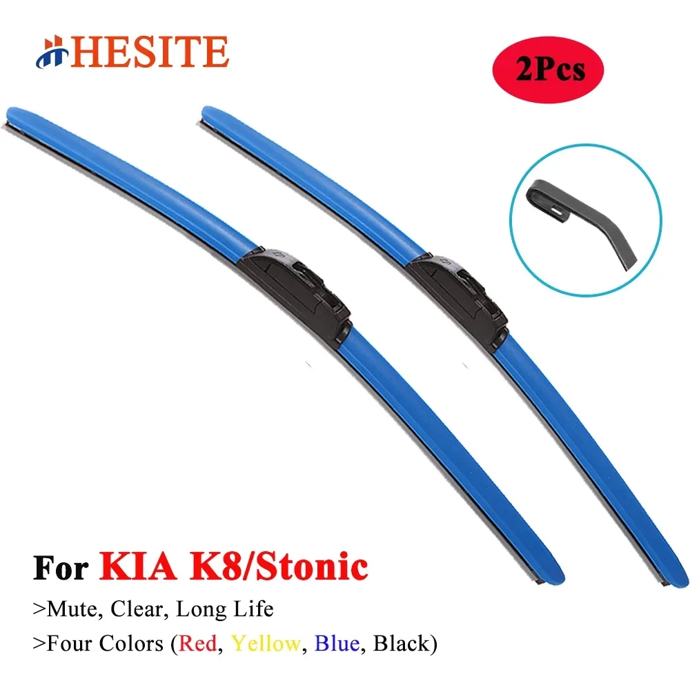 HESITE-Colorful-Wiper-Blades-For-KIA-K8-Stonic-2017-2018-2019-2020-2021 ...