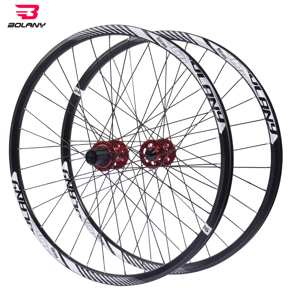 Bolany-MTB-Bike-Wheelset-26-27-5-29-inch-QR-Thru-Axle-Rims-hubs-HG ...