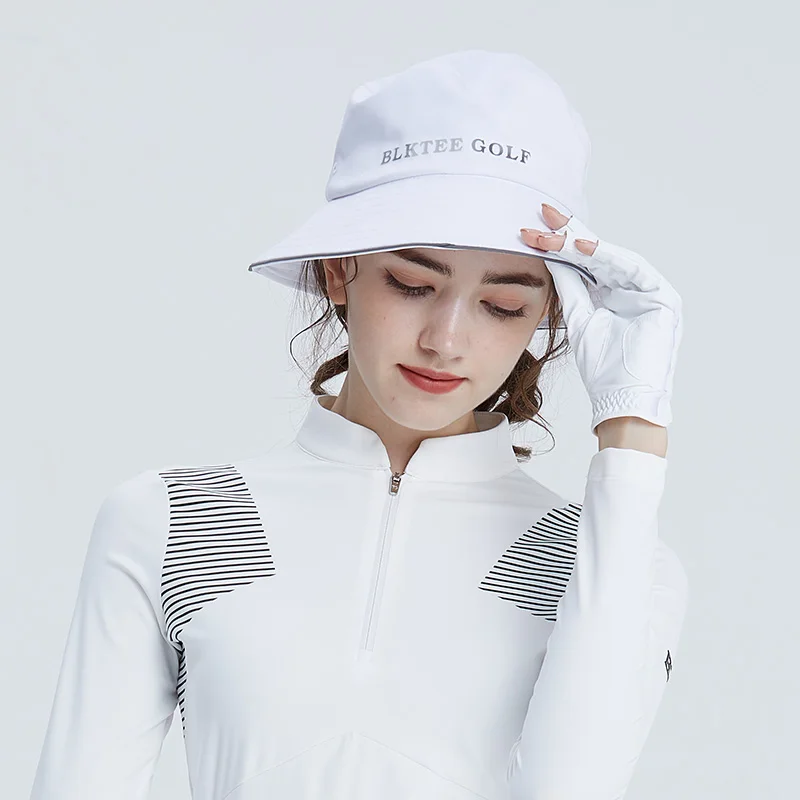 Blktee 여성용 골프 모자 어부 모자 자외선 차단 골프 모자 차양 큰 챙 모자 레저 패션 스포츠 모자 탑 포함골프