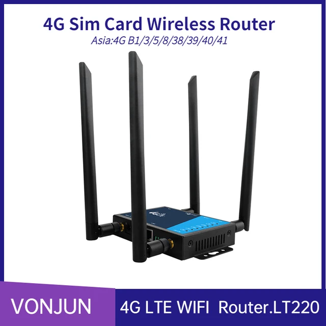 Router Industrial CPE LT220 4G para exteriores, Tarjeta Sim LTE, punto ...