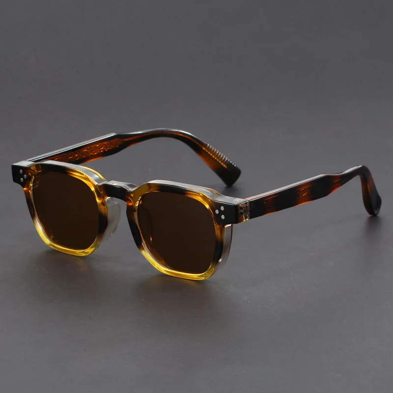 New Retro Punk Men Sunglasses Square Personalized Design Glasses ...