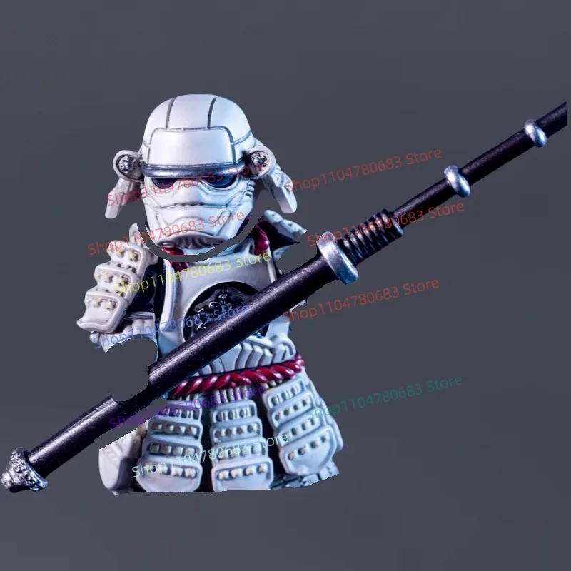 MOC Building Blocks Anime Game Model Assembly Samurai Armor Weapons ...