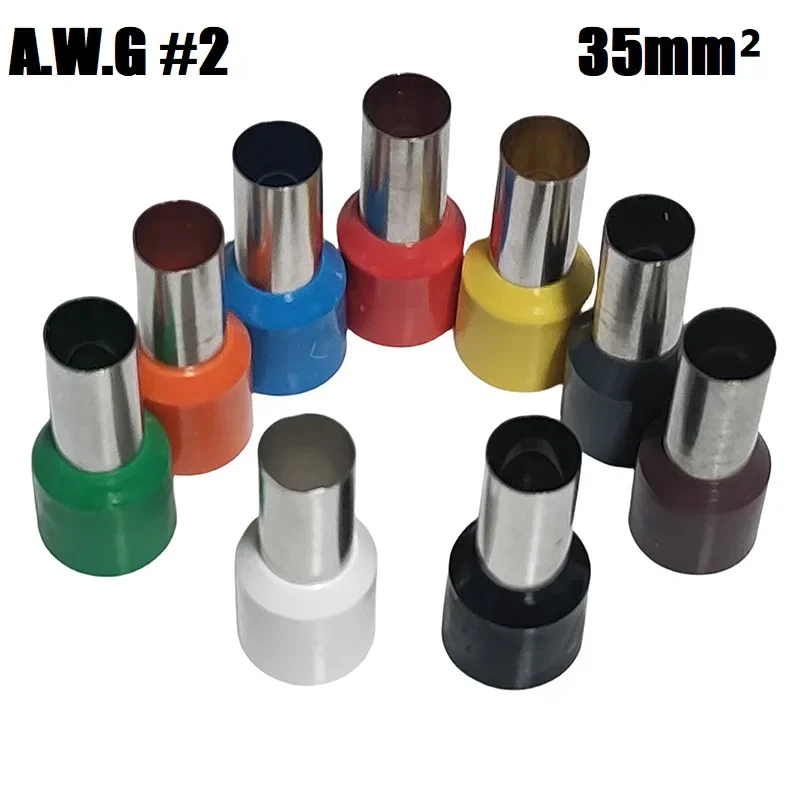 Isolado Vérulas Cabo Lug End Connector, frio Crimping Copper Terminal ...