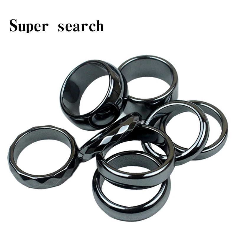 1 pcs/pack Couple Rings For Men Black Ring Engagement Rings For Women ...