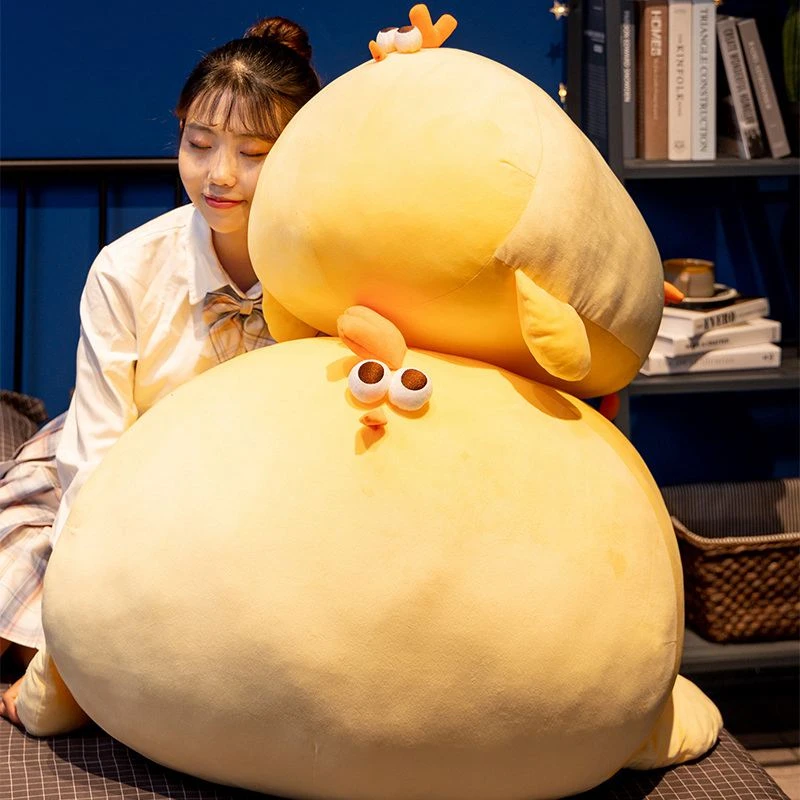 20cm-70cm Squishy Yellow Chick Doll Stuffed Fatty Soft Chicken Animal ...