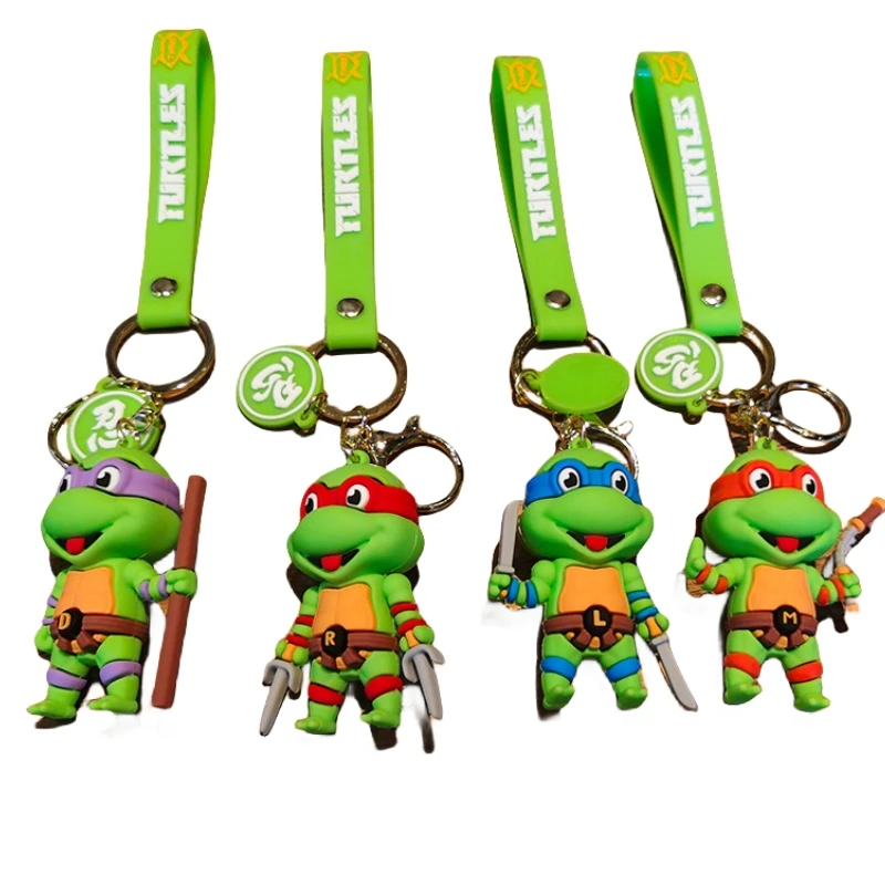 12-Ninja-Turtles-Keychain-Schoolbag-Pendant-for-Student-Anime-Key-Chain ...