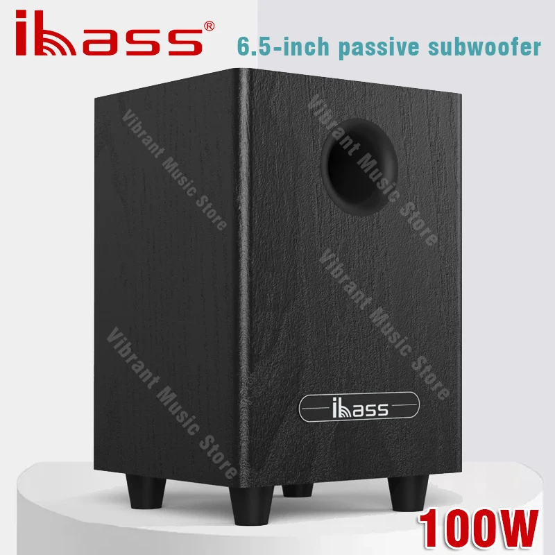 Ibass-100W-High-Power-6-5-Passive-Subwoofer-with-Home-Amplifier-and-Car ...