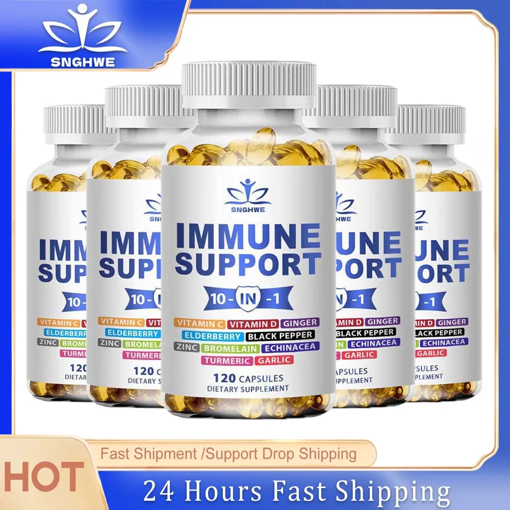 10-In-1-High-Quality-Immune-Complex-Vitamin-D3-C-Supplements-Luxurious ...
