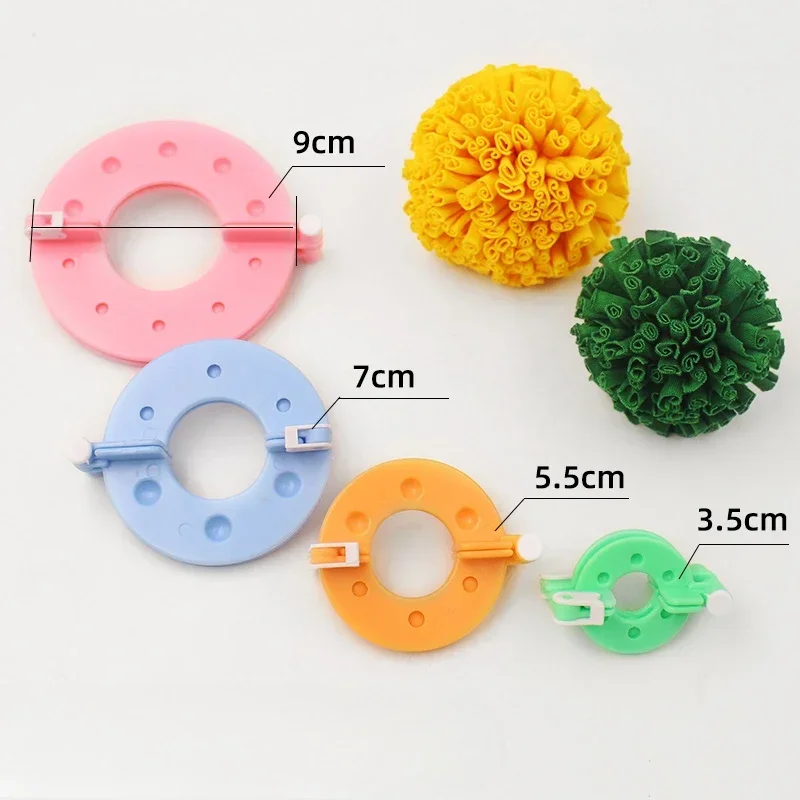 8pcs Wool Ball Maker Knitted Tools Yarn Pompon Wool Plush Set Fluff ...