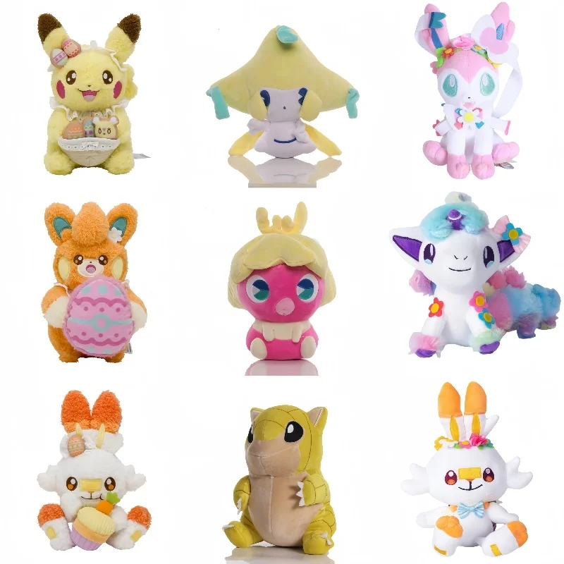 Pokemon-Plush-Sylveon-Toy-Scorbunny-Smoochum-Pikachu-Pawmi-Jirachi ...