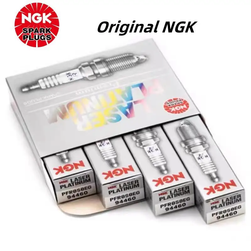 Original NGK OE 101905611G PFR8S8EG 94460 Platinum Candles For Audi A4 ...