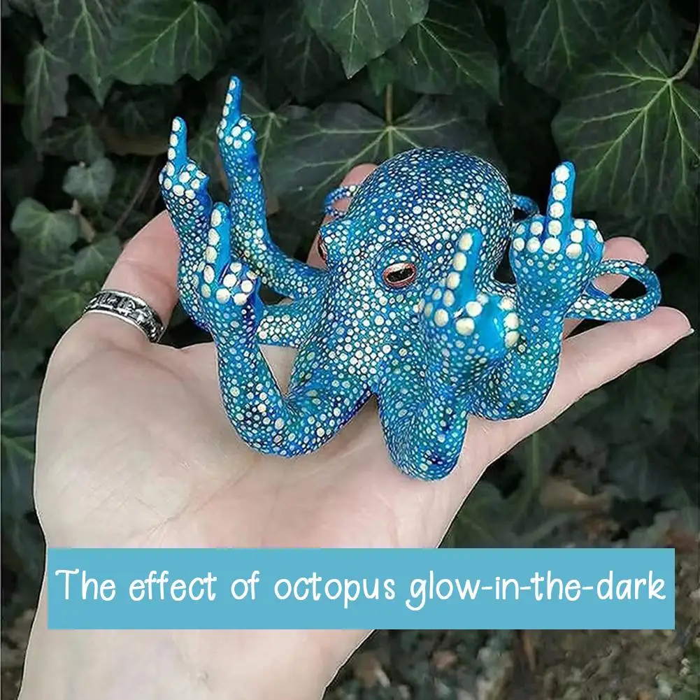 Aquarium-Luminous-Octopus-Ornaments-Decoration-Artificial-Sea-Life ...