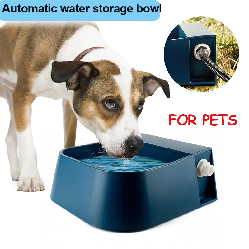 Large-Capacity-Pet-Dog-Drinking-Bowl-Auto-Water-Bowl-Float-Valve-Auto ...