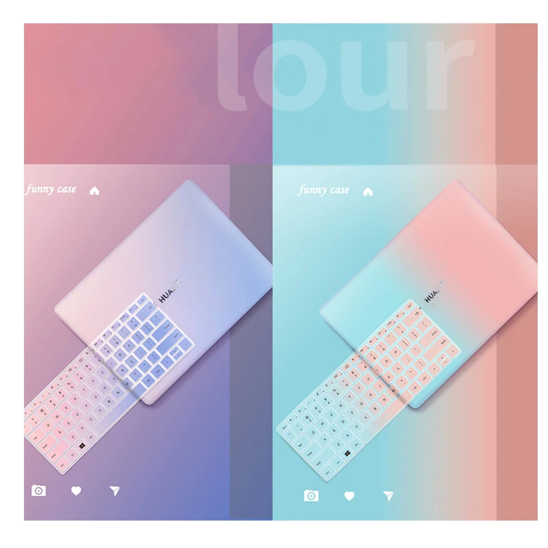 Laptop Stickers + Keyboard Cover for Huawei Matebook 13s 14s MateBook ...