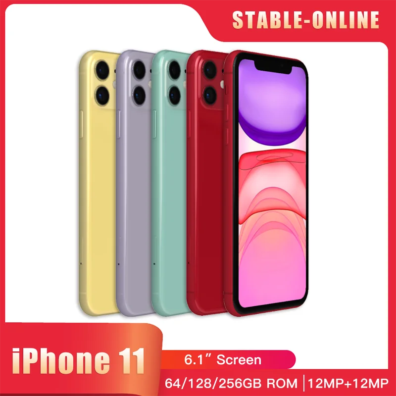 Original-Apple-iPhone-11-4G-Mobile-Phone-NFC-4GB-RAM-64-128-256GB-ROM-6 ...