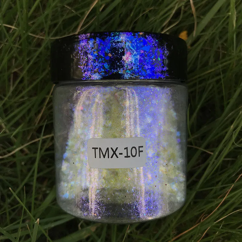 Aurora Opal Chrome Chameleon Flakes Blue Purple Iridescent Color ...