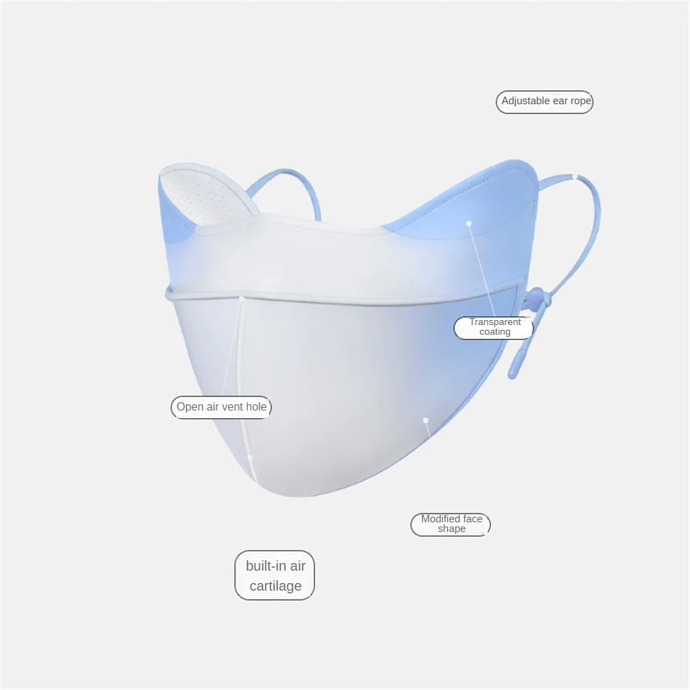 Thin-Mask-Elastic-Fit-Cool-Ice-Silk-Elastic-Force-Riding-Equipment-Ice ...