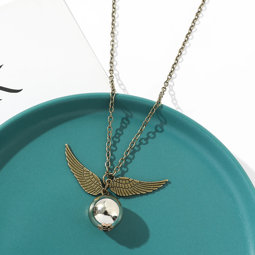 Harry Potter Golden Snitch Necklace