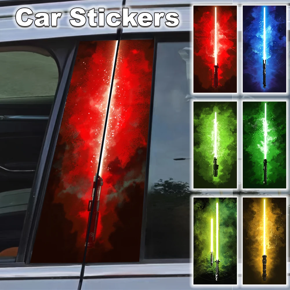 Star Wars Car B Pillar Sticker Decal JDM Accessorie Waterproof Self ...