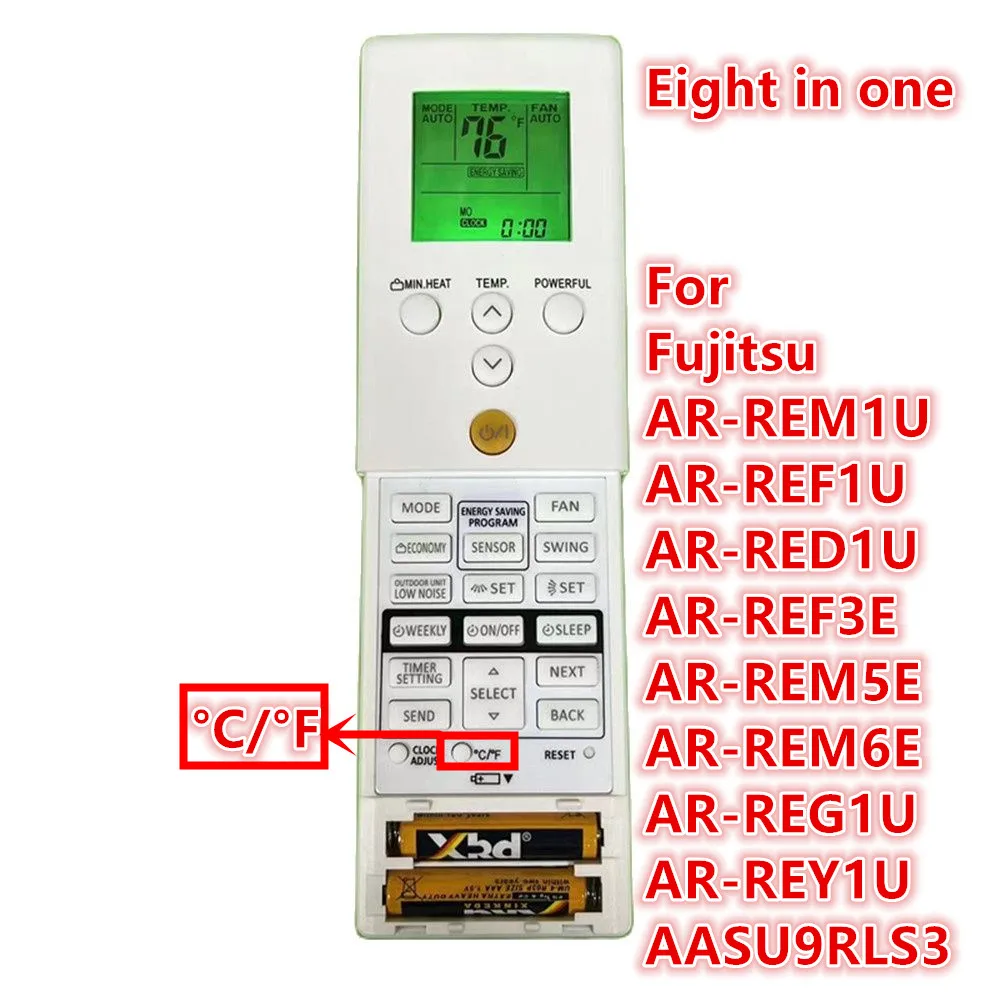 Remote Control Air Conditioner General Fujitsu | Ir Fujitsu Air ...