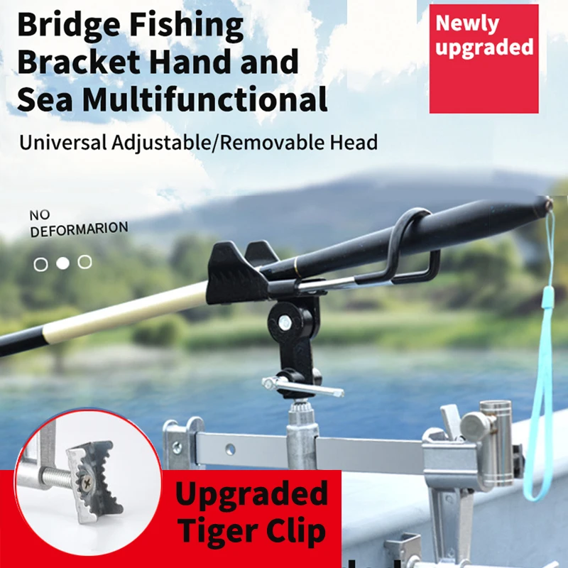 Boat-Fishing-Rod-Holders-Adjustable-360-Clamp-On-Type-fishing-Rod ...