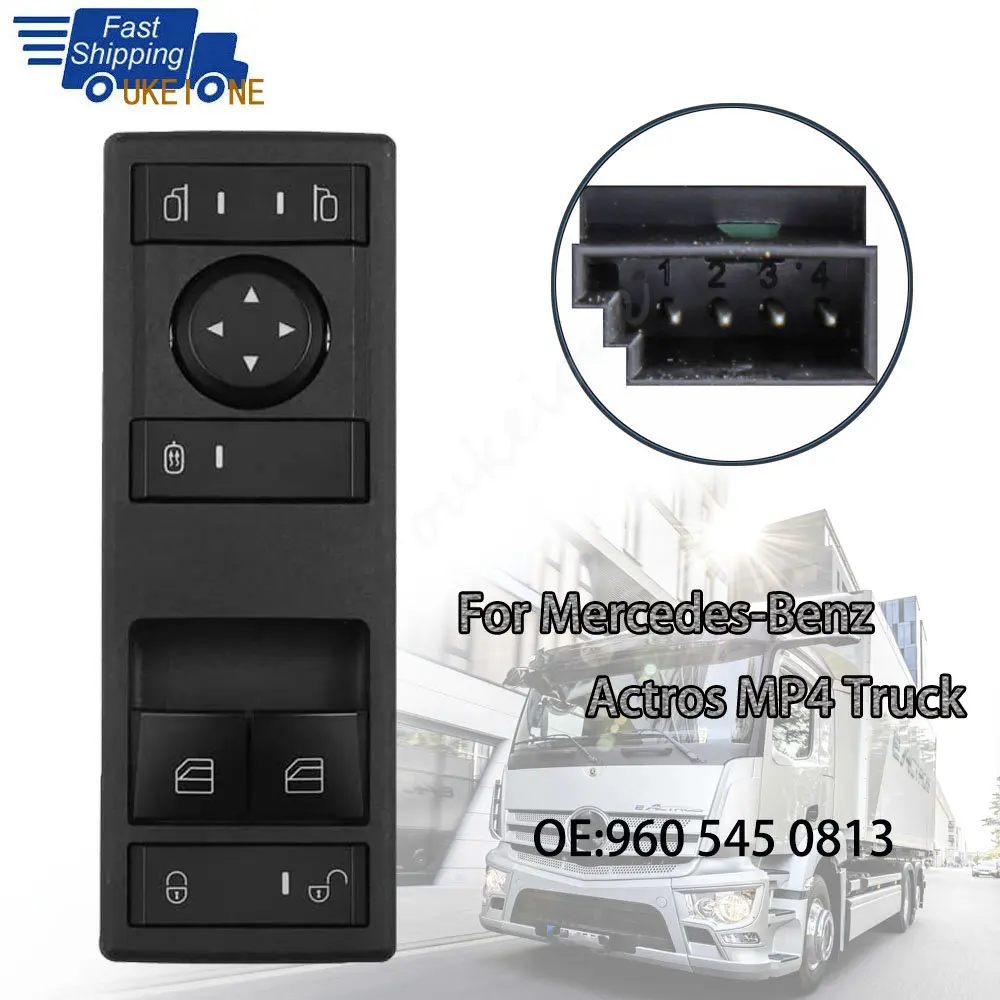 Window-Switch-Accessories-For-Mercedes-Benz-Actros-MP4-Truck-Electric ...