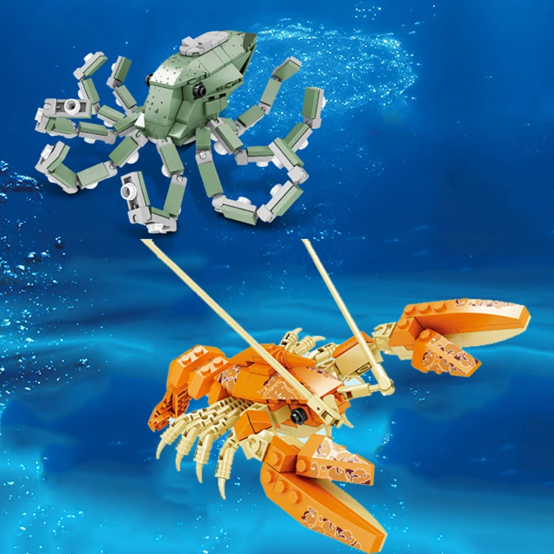 Bloques-de-construcci-n-de-animales-del-oc-ano-para-ni-os-MOC-tibur-n ...