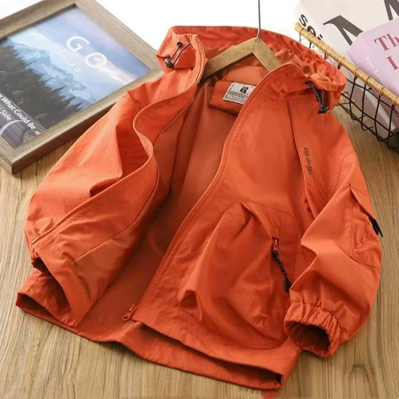 Boys Coat Overcoat Jacket Windbreak 2025 Spring Autumn Cotton Friendly ...