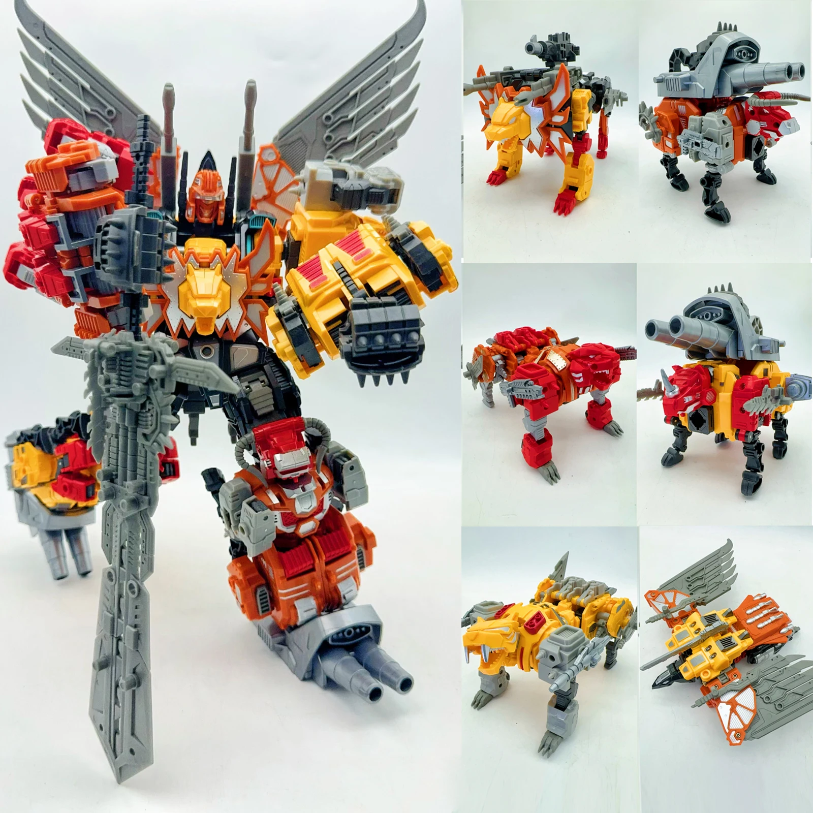 TENGYANG-30CM-Predacons-Transformation-6-IN-1-Predaking-5-IN-1-Action ...