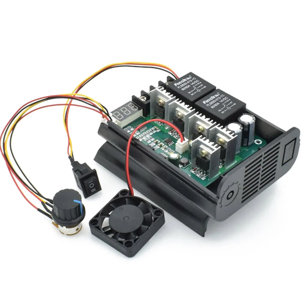 PWM 60A CW CCW Digital Display 0~100% Adjustable DC Motor Speed ...