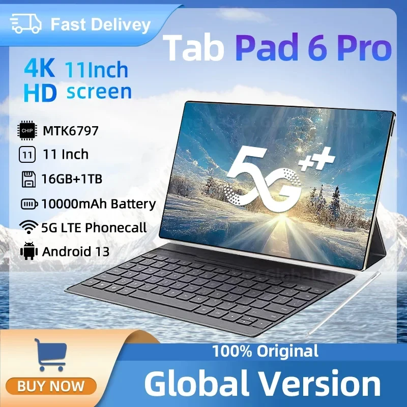 2024-Original-Global-Version-HD-4K-Pad-6-Pro-Snapdragon-888-Mi-Tablets ...