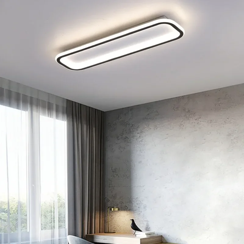 L-mpara-de-techo-Led-Rectangular-para-decoraci-n-del-hogar-candelabro ...