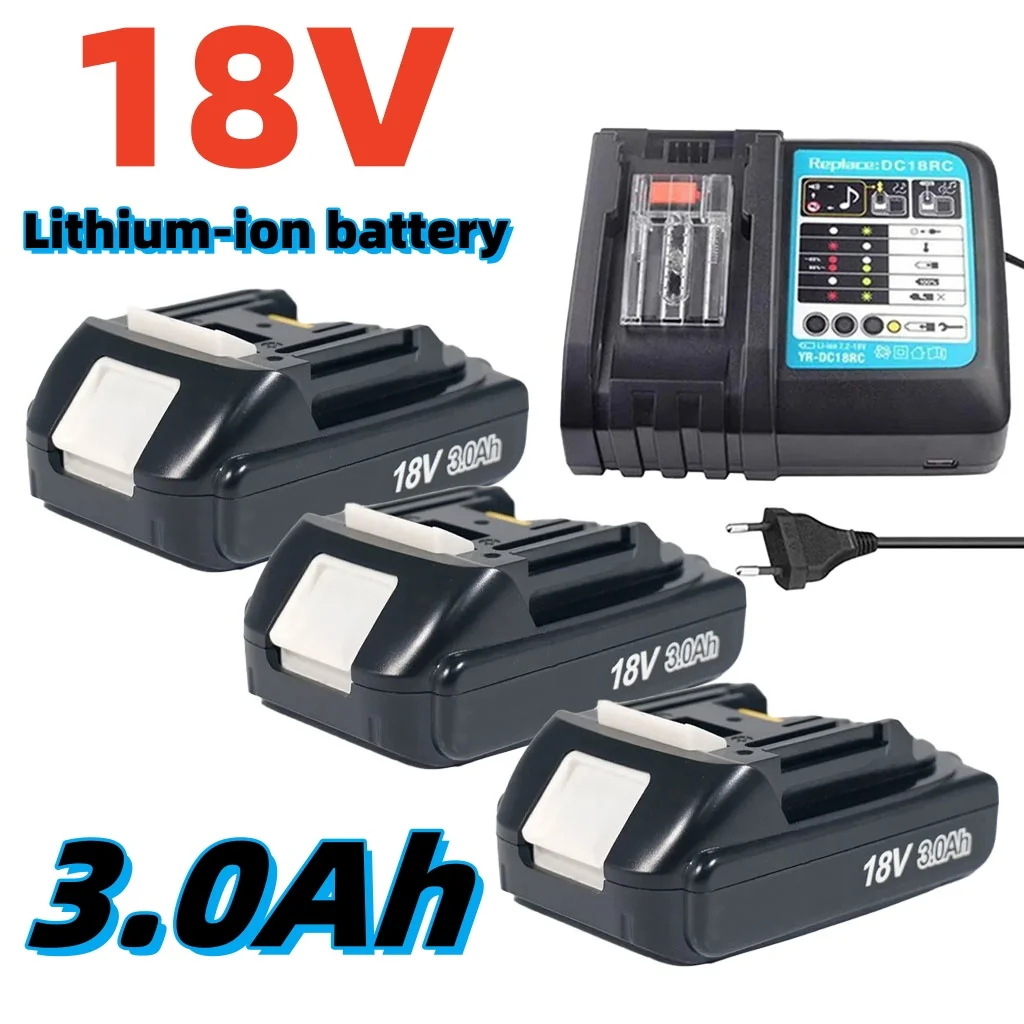 For Makita 18V tool battery 3.0Ah/6.0Ah compatible with 18 volt ...