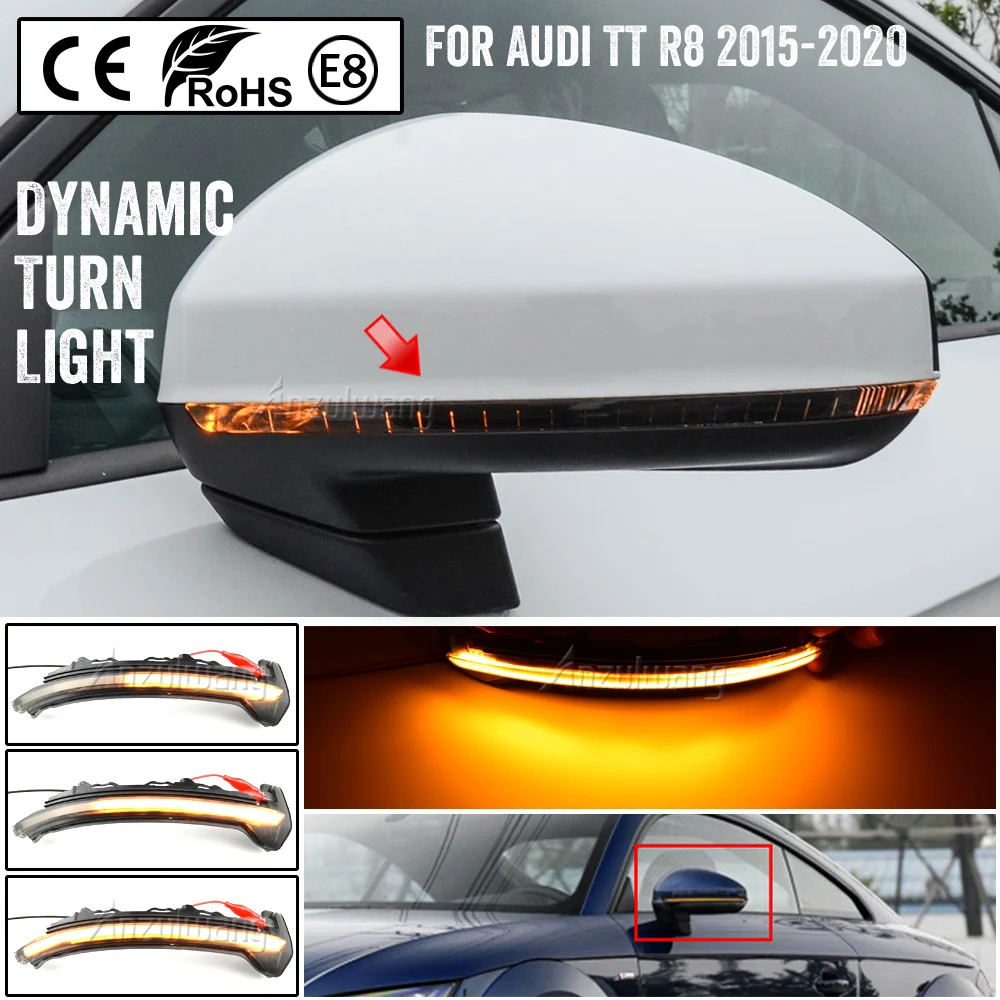 LED-Dynamic-Turn-Signal-Lights-For-Audi-TT-TTS-TTRS-MK3-8S-2015-2020-R8 ...