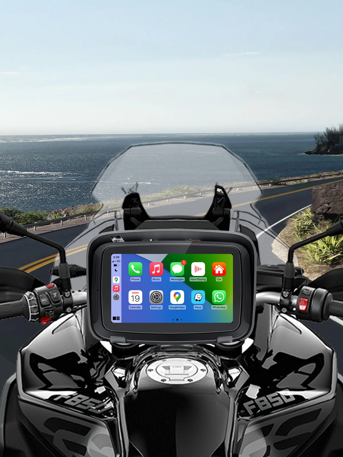 5-Inch-Android-Auto-Motorcycle-Wireless-Carplay-Portable-Navigation ...