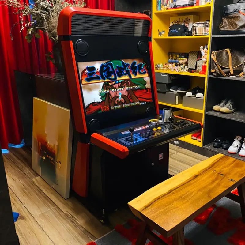 Game-console-joystick-two-person-arcade-fighting-machine-large ...