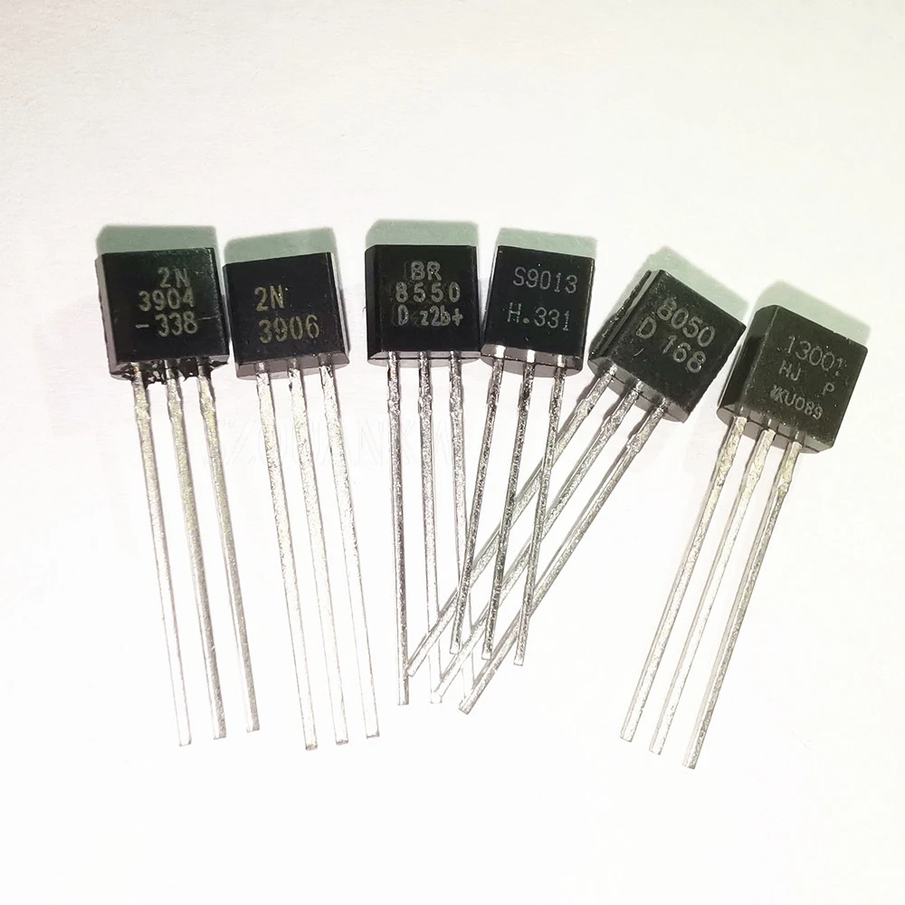 Transistor TO92 2N3904 2N3906 2N4403 2N2907 2N4401 2N2222 S8050 S8550 ...