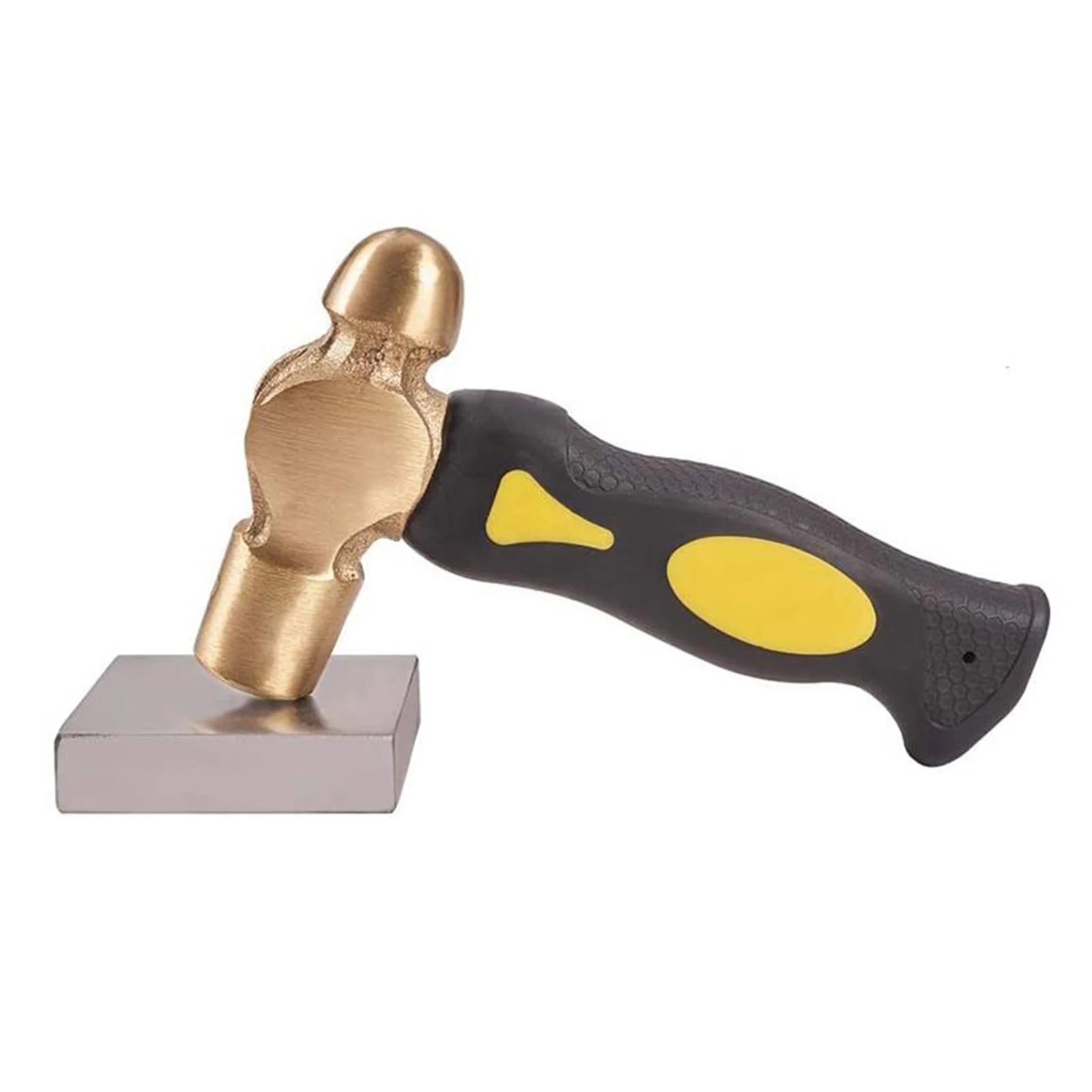 1lb-Brass-Stamp-Hammer-with-Flat-Mallet-Head-Short-Handle-Design ...