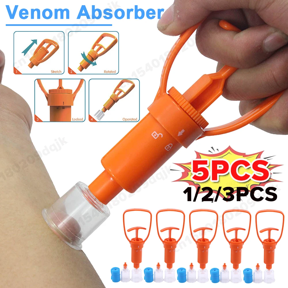 1-5pcs-Venom-Extractor-Venom-Snake-Mosquito-Bee-Bite-Vacuum-Suction ...