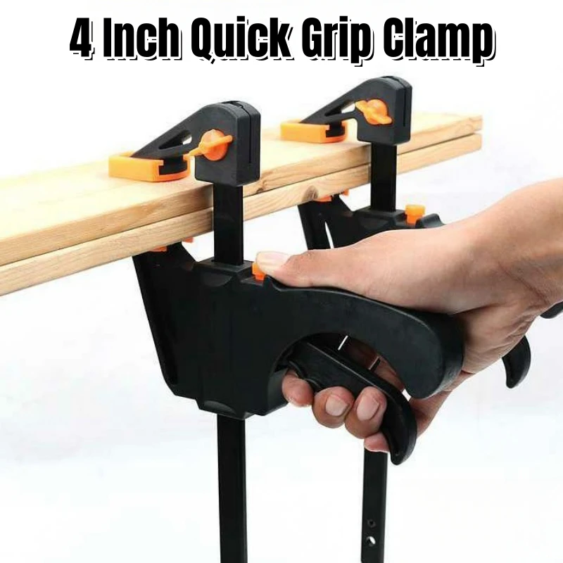 4-Inch-Quick-Grip-Clamp-for-Woodworking-DIY-Hand-Tool-Speed-Squeeze ...