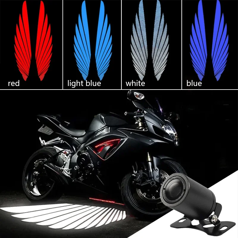New-Motorcycle-Angel-Wing-Led-Lamp-Motorcycle-Modification-Parts ...