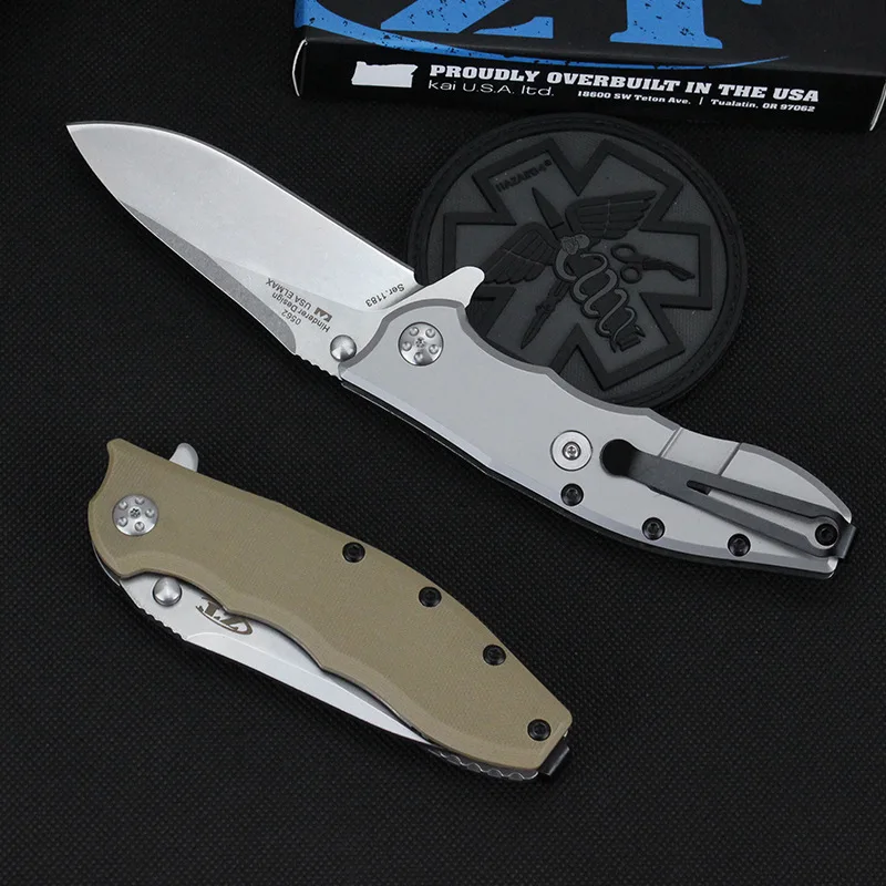 Zero Tolerance ZT0562 접이식 나이프 전술 포켓 서바이벌 ELMAX 블레이 - 티몬