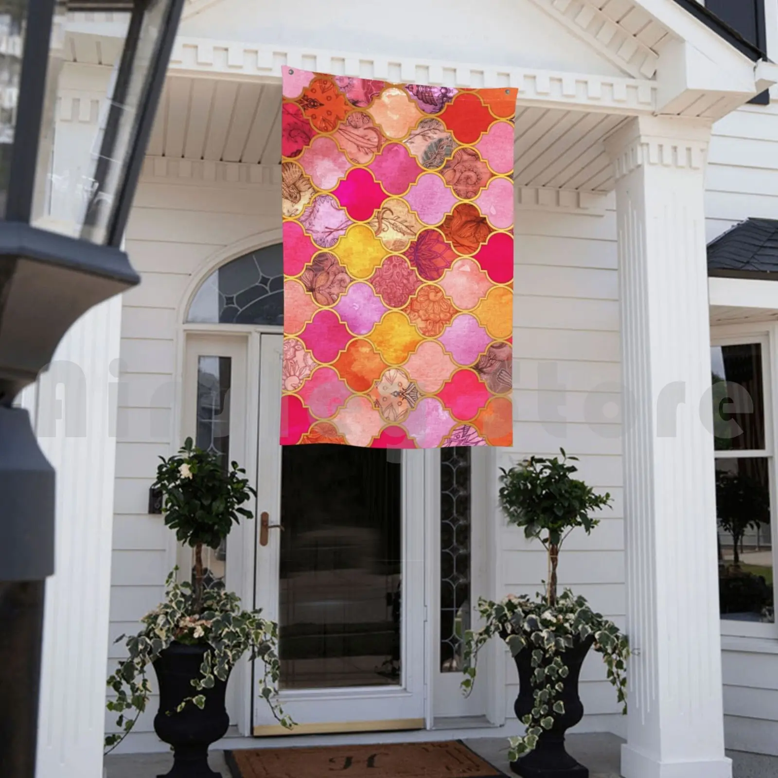 Moroccan Tile Pattern Pink