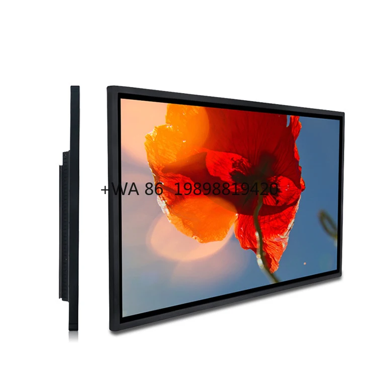 32 43 49 55 65 Inch Wall Mounted LCD Commercial Advertising Display ...