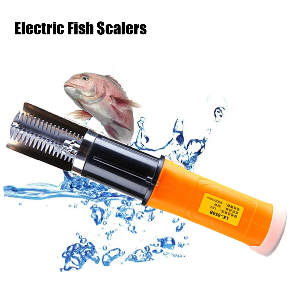 Seafood Tools Electric Fish Scale Planer Fishing Scalers Scraper US EU ...