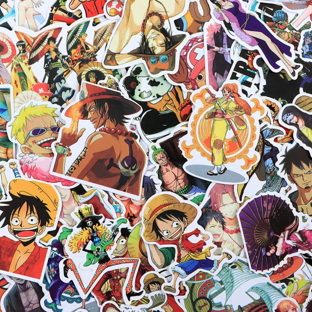 100-120Pcs-One-Piece-Luffy-Stickers-Anime-Sticker-For-Kids-Notebook ...