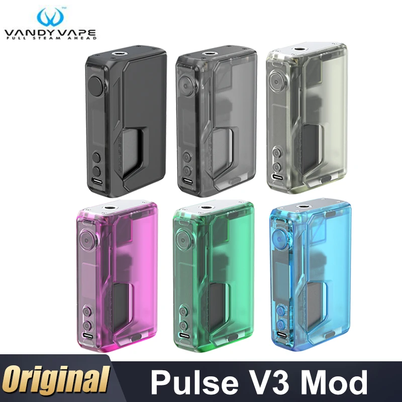 Original Vandy Vape Puls V3 Mod 95W Watt/TC/Bypass-Modus 21700/18650 Batterie wasserdichte ...
