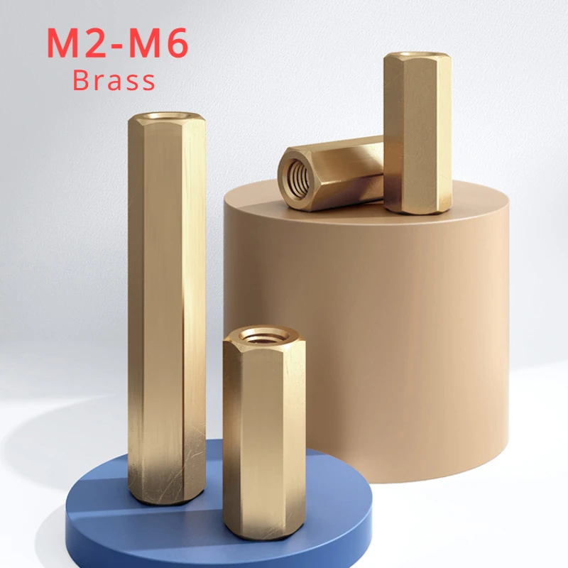 M2-M2-5-M3-M4-M5-M6-Brass-Double-Hexagonal-Copper-Column-Isolation ...