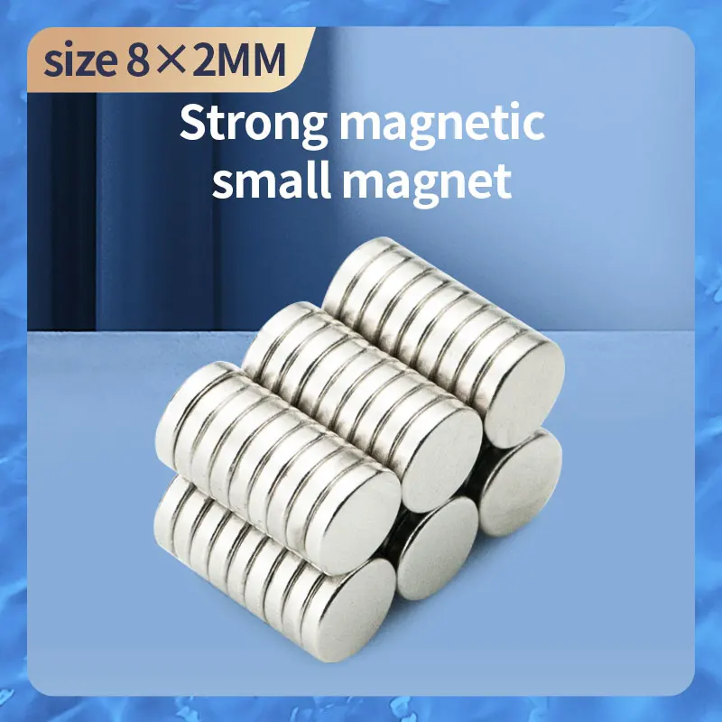 50pcs magnet strong magnetic patch 8 * 2 strong high strength magnet ...